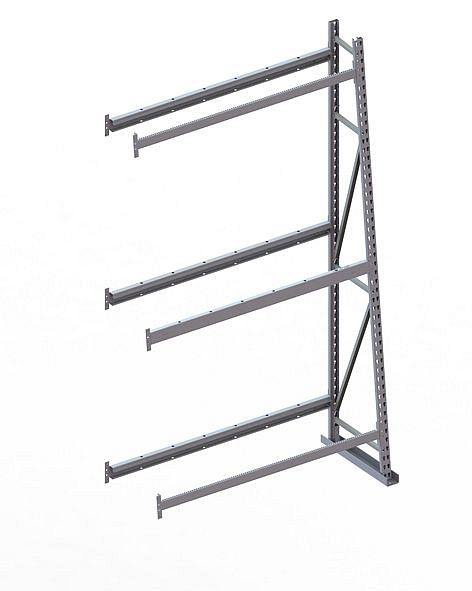 Meta MINI-RACK Profillagerregal AR ES 2500/1400/500 mm RAL7035 20076676 ...