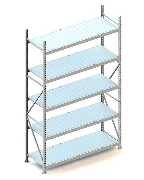 Meta MINI-RACK GR 3000x1800x650 mm verzinkt mit Stahlpaneele ...
