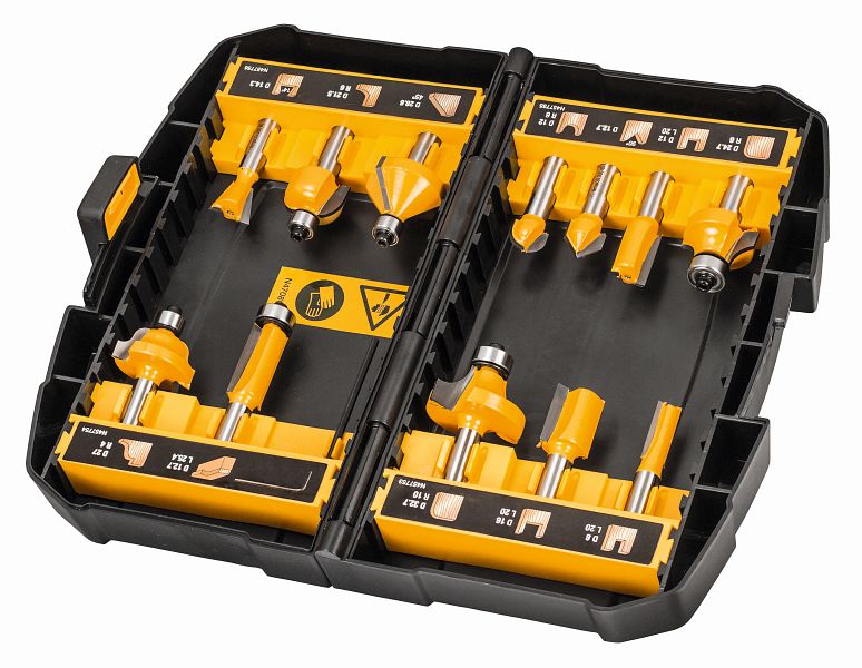 DeWalt Fräser-Set 12-teilig DT90016-QZ günstig versandkostenfrei online ...