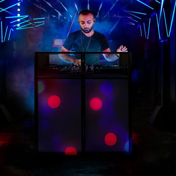 Monster DJ Booth System Ständer Kabine Tisch Faltbar Mobil Setup Disco ...