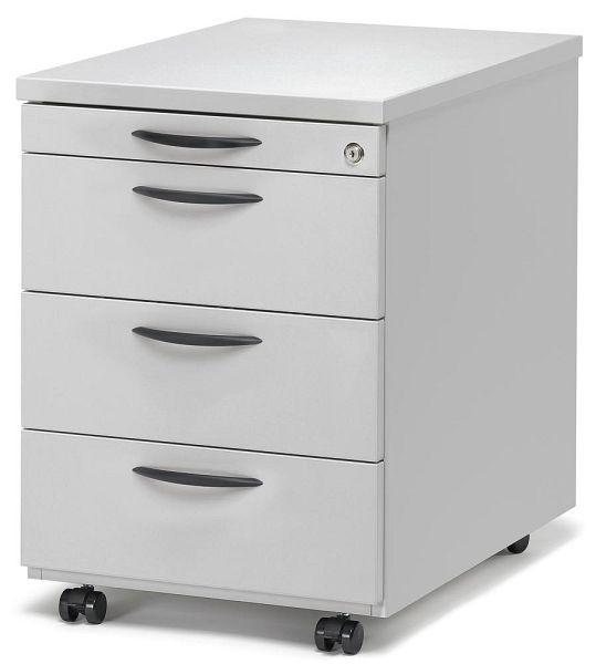 Deskin Rollcontainer MULTI M Dekor lichtgrau B 435 x H 590 x T 600 mm 3 ...