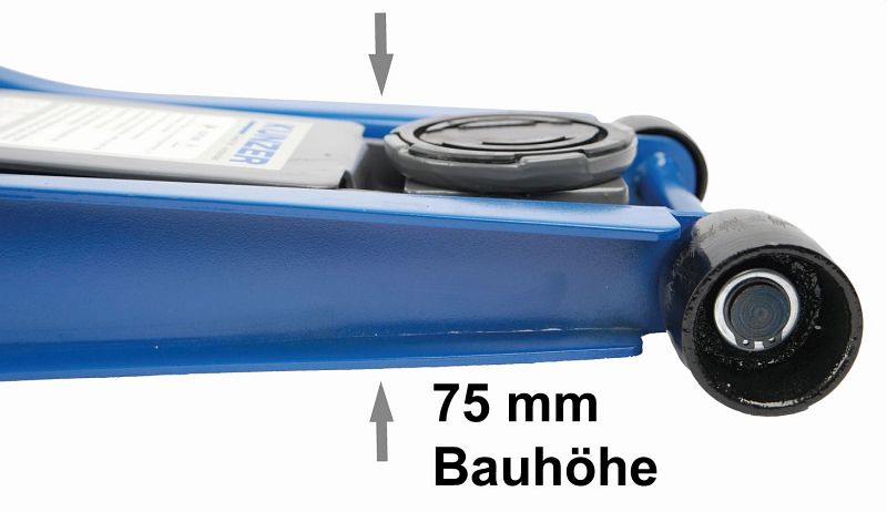 Kunzer Rangierwagenheber 2000 kg mit Fußschnellhub WK 1075 FSH günstig ...