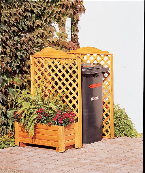 Promex Mülltonnenspaliersystem "Rex" + Pflanzkasten 512008 günstig ...