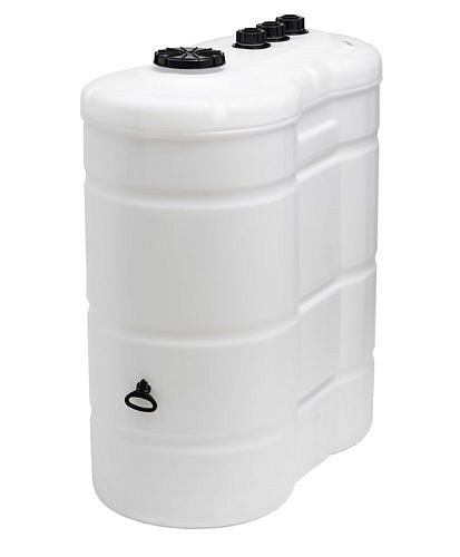 DENIOS Doppelwandiger Kunststofftank 1500 Liter Füllstandanzeige ...
