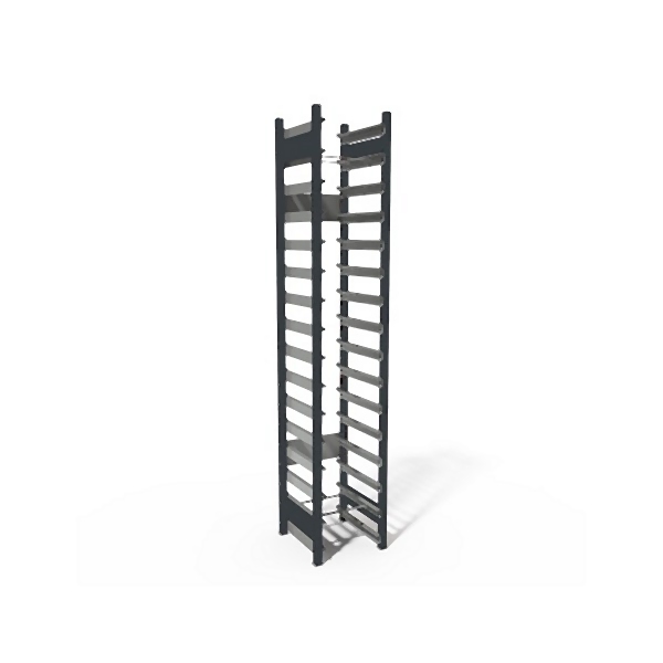 Tixit EURO-Behälterregal leitfähig Grundregal 16 Behälter 400 x 300 x ...