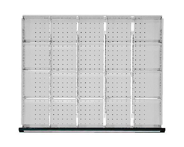 ANKE Werkbänke Schubladeneinteilungssatz; für Schublade 750 x 600 mm (BxT); für Fronthöhe 60 mm ...