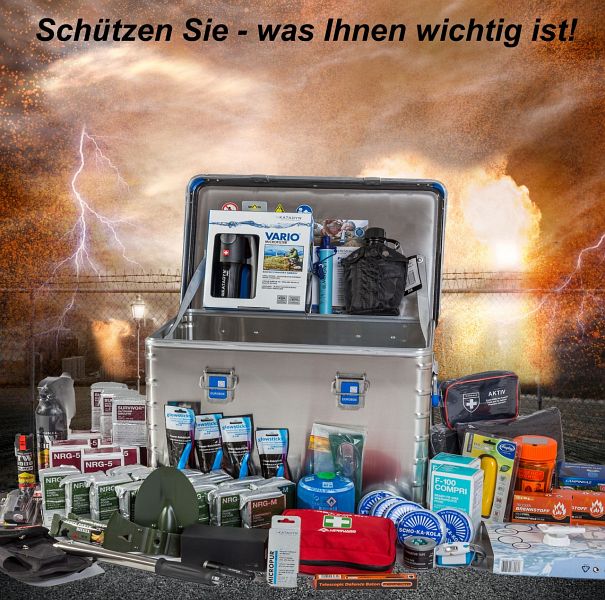 MBS Zivilschutz Vorsorge- und Notvorrat Zarges Box "Home" DEF-Set-Home günstig versandkostenfrei ...