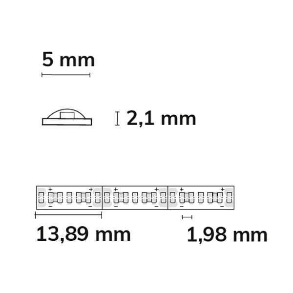 ISOLED LED COB927 MICRO Linear Flexband 24V DC 7W IP20 2700K 5m Rolle 504 LED/m 115782 günstig ...