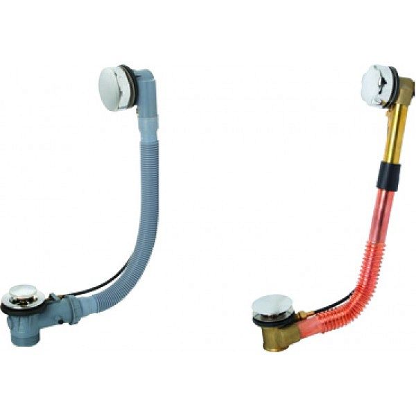 Sanotechnik Ab - und Überlaufgarnitur mit Wassereinlass "lang" 10690 ...