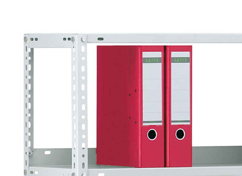 hofe Akten-Anbauregal 2550x300x1000 mm 8 Fachebenen für 84 Ordner RAL ...