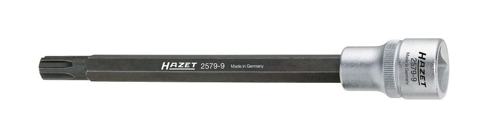 Hazet Zylinderkopf Schraubendreher-Steckschlüsseleinsatz Vierkant hohl 125 mm (1/2 Zoll ...