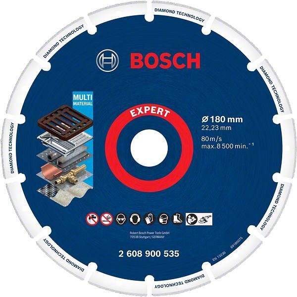 Bosch EXPERT Diamond Metal Wheel Trennscheibe 180 x 2223 mm für große ...