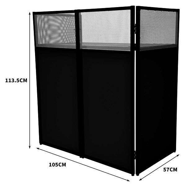 Monster DJ Booth System Ständer Kabine Tisch Faltbar Mobil Setup Disco ...