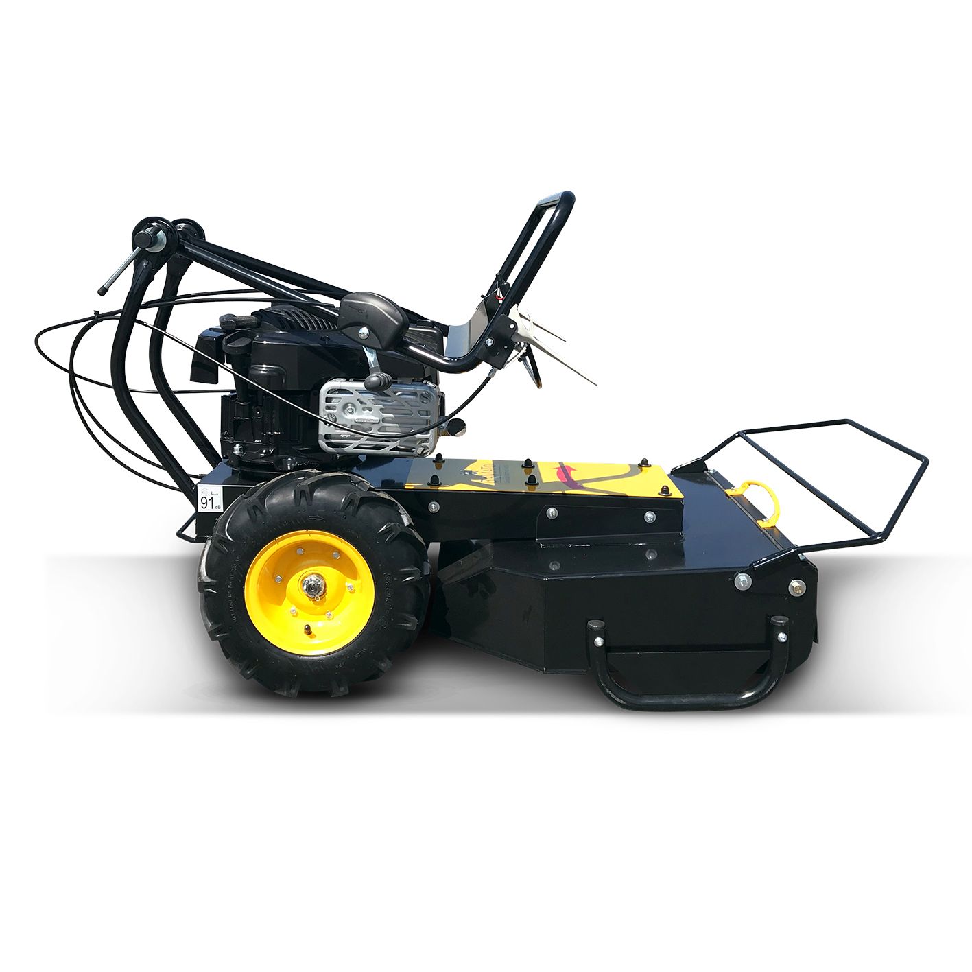 BAMATO Mulchmäher mit RATO R225 Motor und OREGON Mulchmesser ...