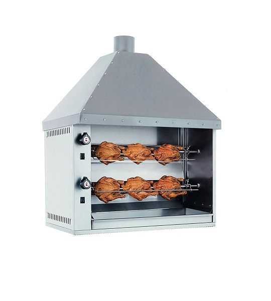 Ubert Kaminhauben-Rotisserie 2-Spieß Gas NWB: 10kW 230V ÖGG2G günstig ...