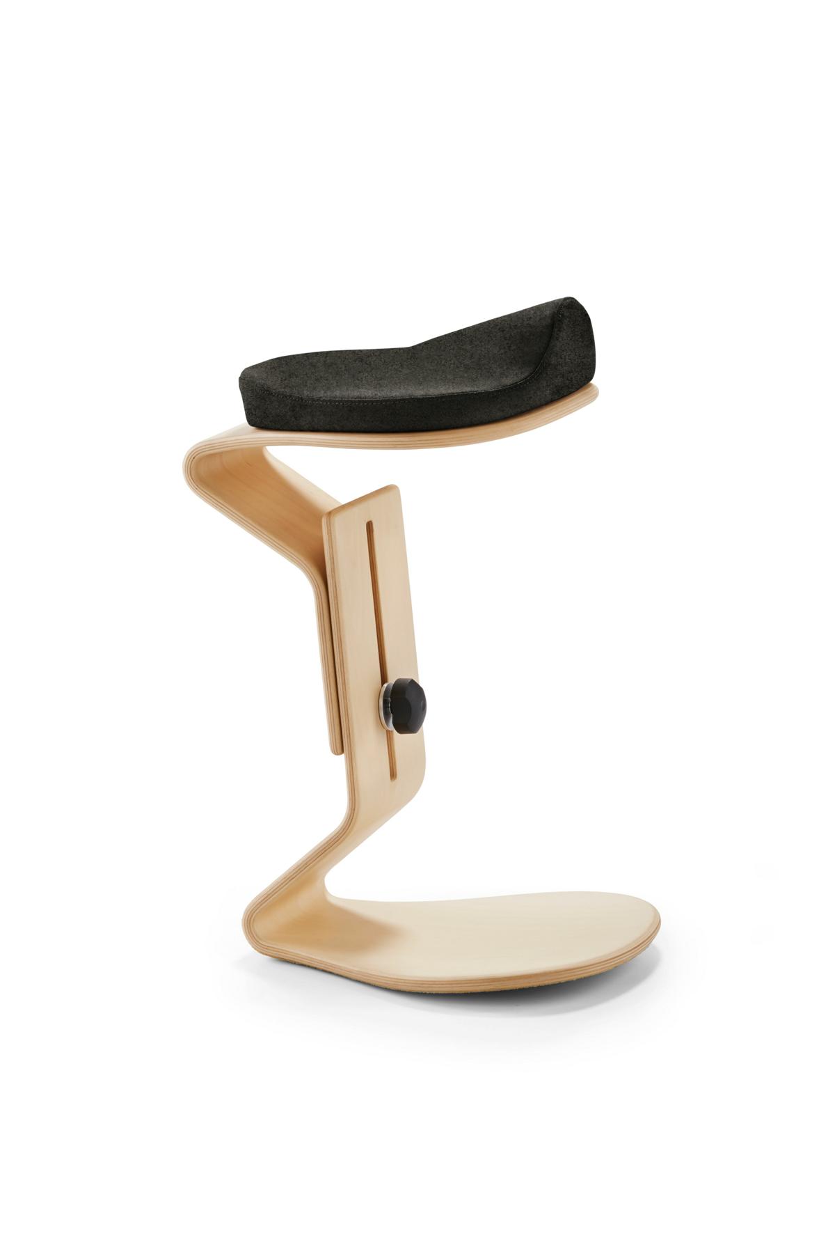 NEST NATURE Hocker ready mit 3D-/Comfortsitz anthrazit 1189_96_32047 ...