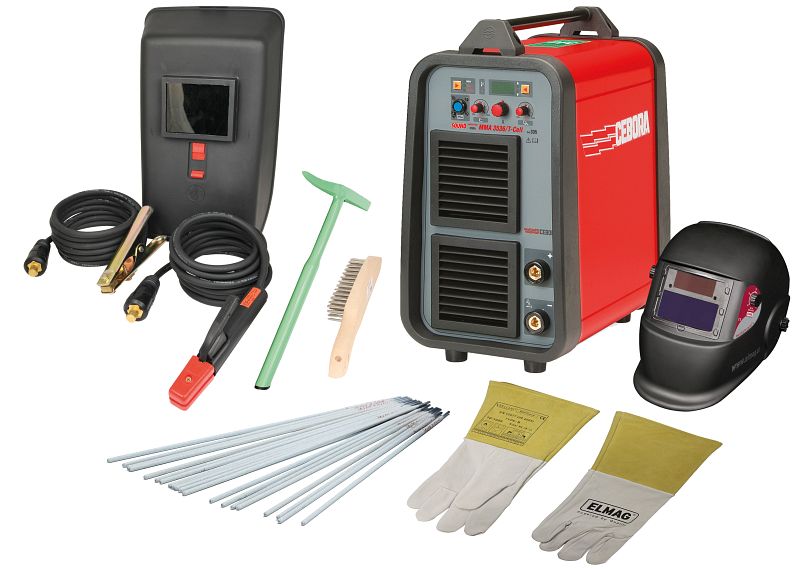 CEBORA MMA-Schweißinverter 'PFC' POWER ROD 380/T Cell - Super Set 400 ...