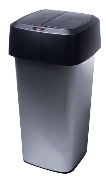 vileda Iris eckig 60L Behälter mit Schwingdeckel schwarz 141035 günstig ...