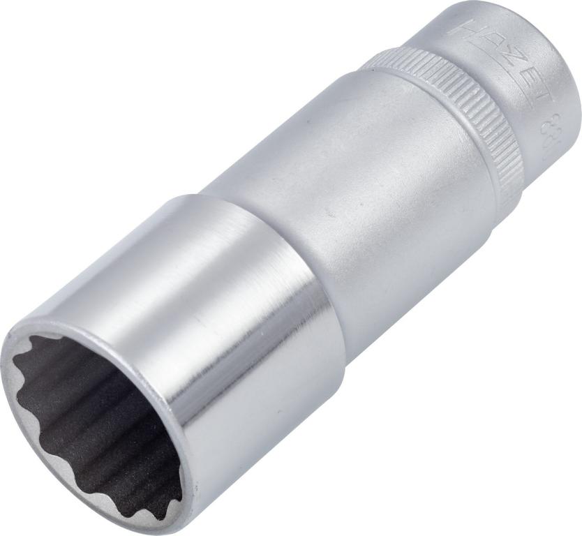 Hazet Steckschlüsseleinsatz Doppelsechskant Vierkant hohl 10 mm (3/8 Zoll) 19 mm Lange ...