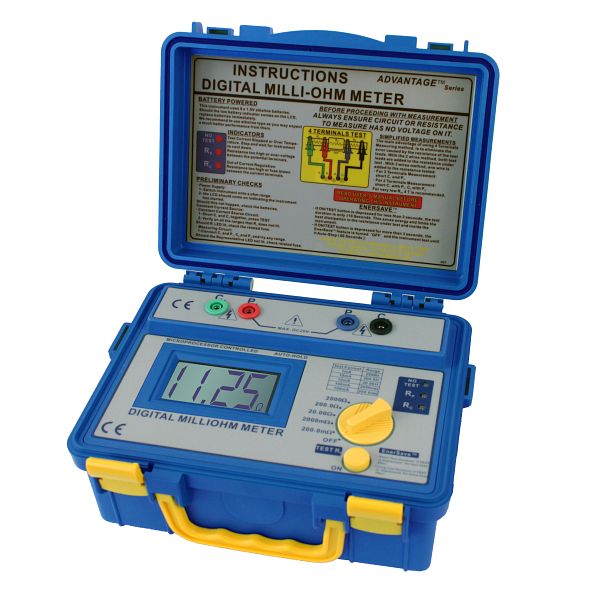 PeakTech Milliohm-Meter 2.000 Counts 20/200/2.000 Ohm P 1125 günstig ...