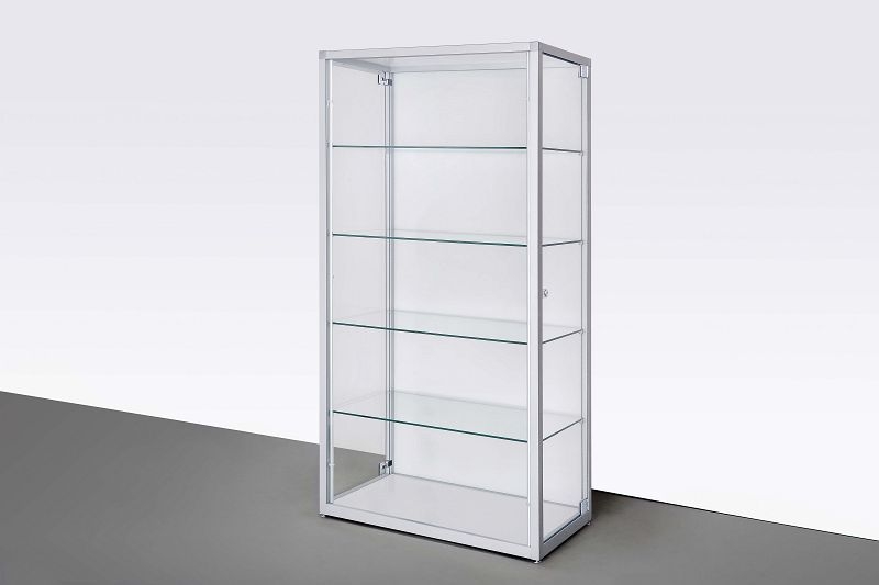 APH ELEGANZ Standvitrine mit seitlichen Drehtüren eckig 800 x 2000 x ...