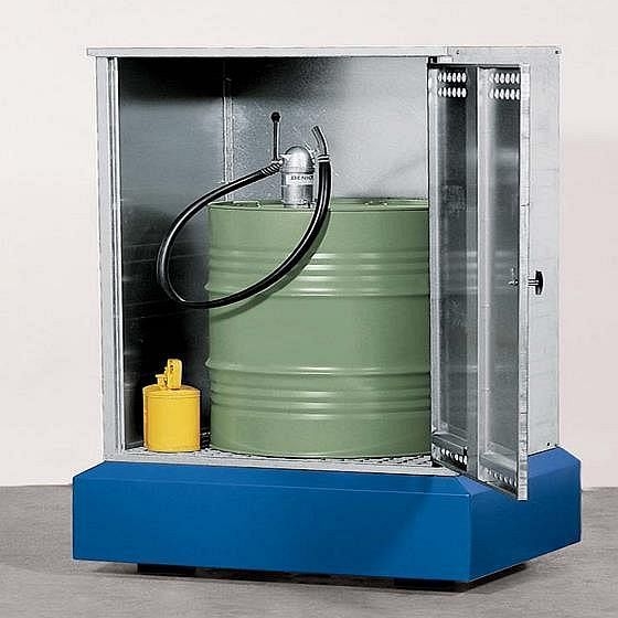 asecos Depot aus Stahl Fassdepot für 1 x 200 Liter Fass 1079-18444 ...
