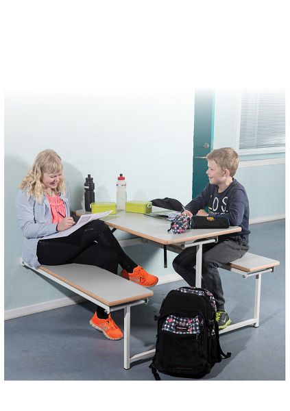 Global Professional Seating Nature Klapptisch mit Tisch + Bank 801872 ...