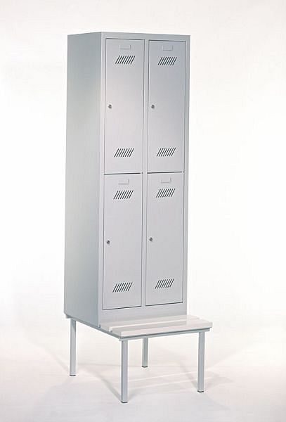 Pavoy Kleiderschrank mit Sitzbank 2150/500/600 2b x 2h Zylinderschloss ...