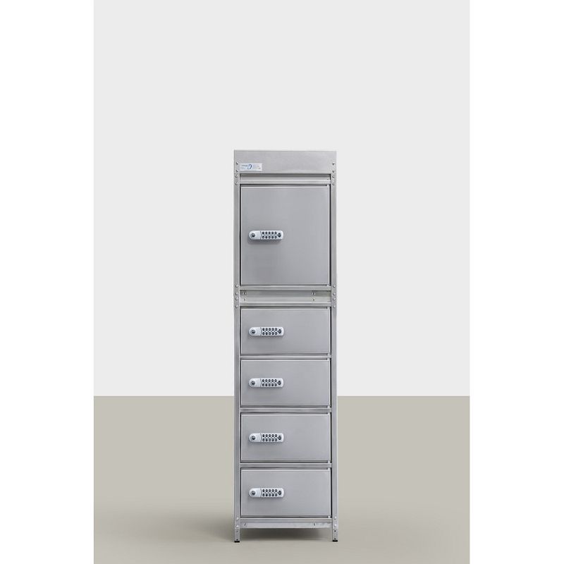 STEIN HGS Edelstahlschrank 1 bis 8 Fächer Innenbereich 5 Stück ohne ...