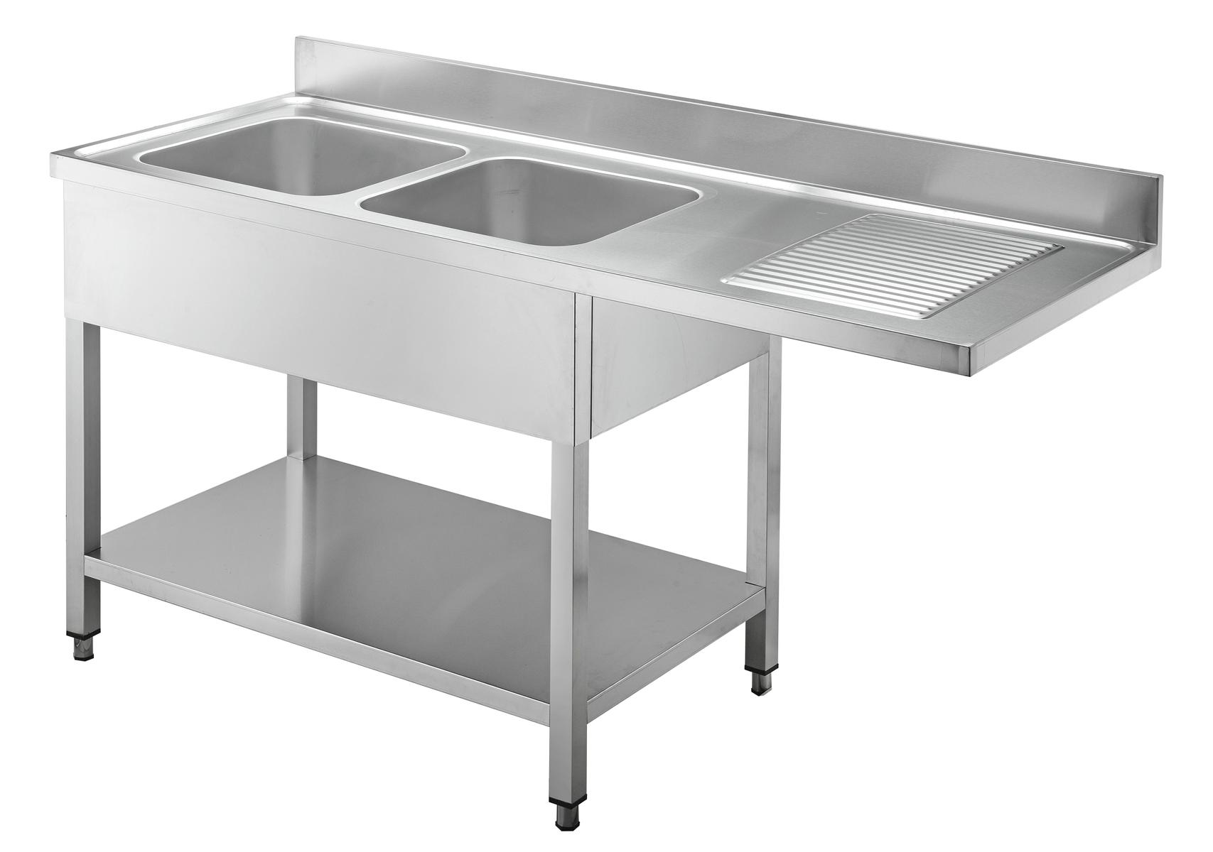 bergman BASICLINE 600 Spülzentrum 16 x 6 mit 2 Becken links 65810 ...