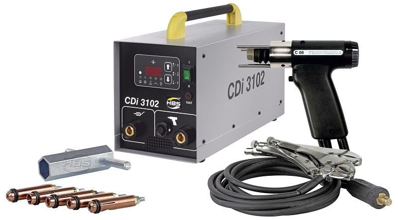 HBS Geräteset CDi 3102 (230 V EU) komplett mit CA 08 (SK 50) Massekabel ...