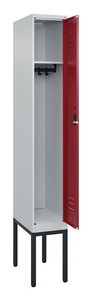 C+P Umkleidespind Classic PLUS Gestell 2120x300x500mm 7035/3003 ...