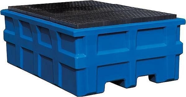 asecos IBC-Station PE mit PE-Gitterrost 1980x1370x690mm 38648 günstig ...