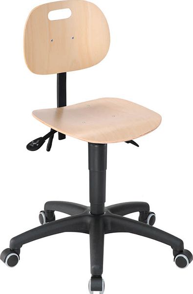 Bedrunka+Hirth Arbeitsdrehstuhl mit Rollen Sitzhöhe 500 - 650 mm ...