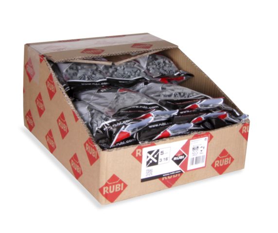 Rubi Fugenkreuze Tüte je 50 Stück 10mm Display Box VE: 18 Stück 2135 ...