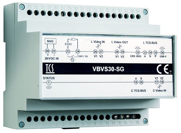 TCS Versorgungs- und Steuergerät für Video-Unteranlagen an 1 Strang ...