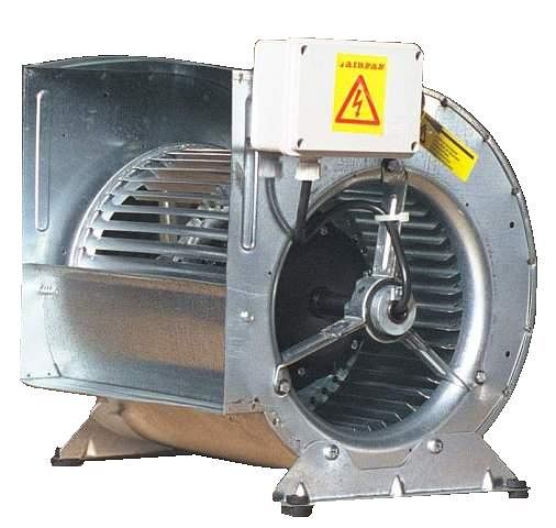 AIRFAN Radialventilator doppelseitig saugend mit geschlossenem Motor ...