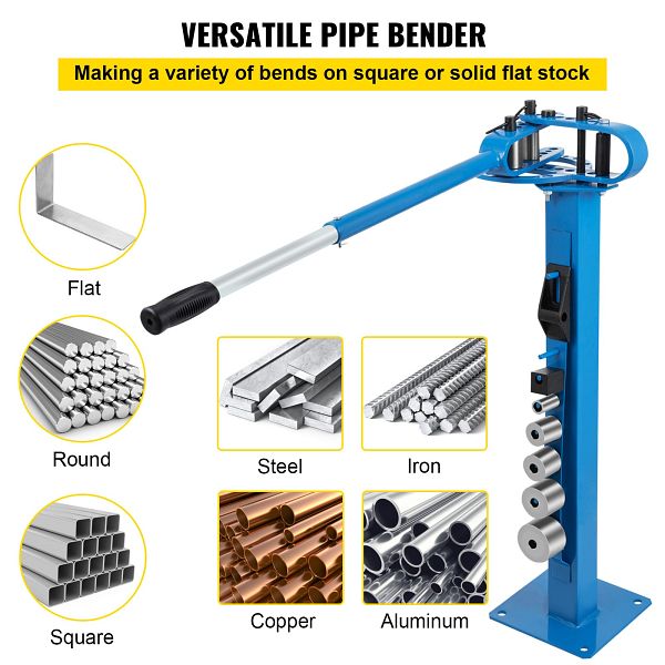 VEVOR Biegen Presser Bender Rohr Stahl 11176 cm Teleskopgriff ...