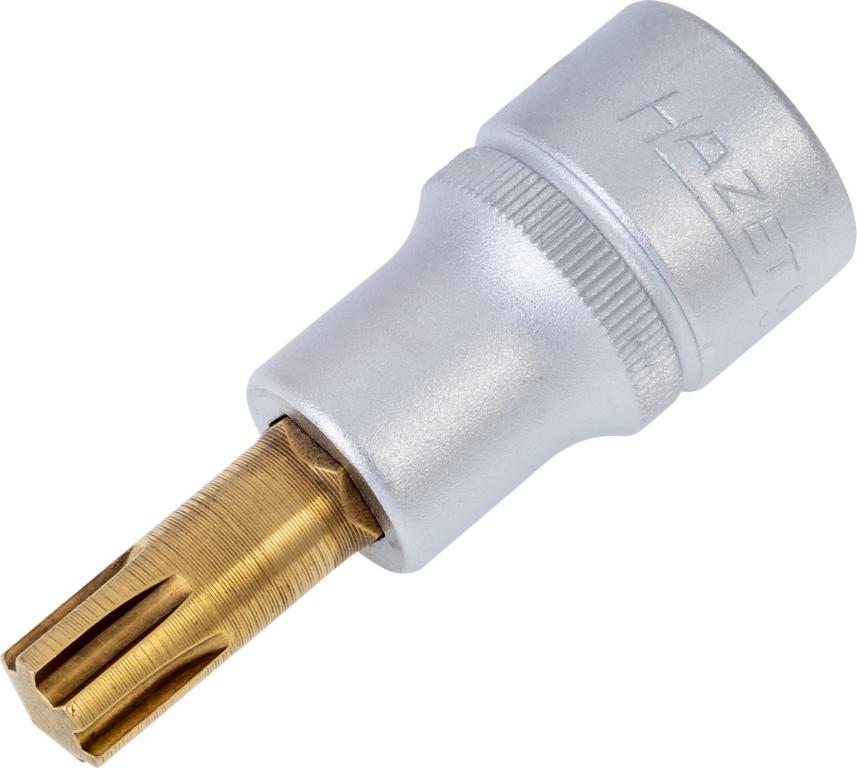 Hazet Schraubendreher-Steckschlüsseleinsatz Vierkant hohl 125 mm (1/2 Zoll) Innen Keilprofil ...