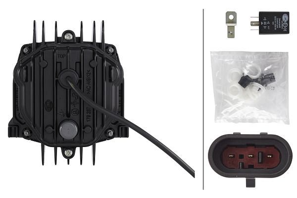 HELLA LED/DE-Hauptscheinwerfer - 90mm Performance Bi-LED L70 - 12V ...