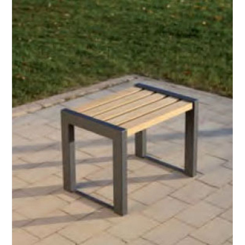 Stein HGS Stuhl 'Delion' zum Einbetonieren DB 703 eisenglimmer Robinie ...