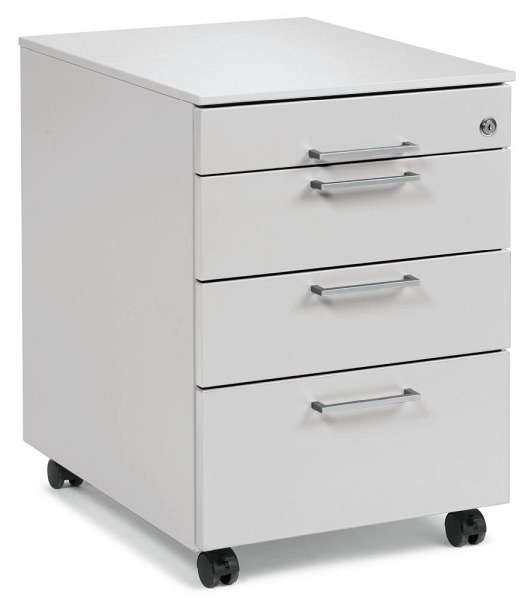 Deskin Rollcontainer EVO Dekor lichtgrau B 435 x H 590 x T 600 mm 3 ...