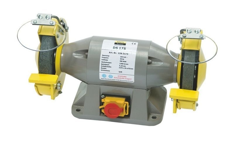 Epple Doppelschleifmaschine DS 175 230 V mit Drehzahl bis 2.850 U/min 226 2175 günstig ...