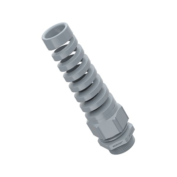 LAPP Kabelverschraubung mit Biegeschutz SKINTOP® BS PG 7 RAL 7001 ...