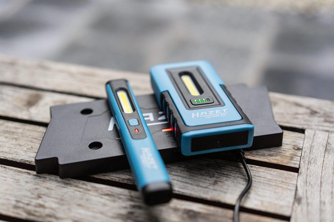 Hazet LED Inspektions-Lampen Satz wireless charging Anzahl Werkzeuge: 3 ...