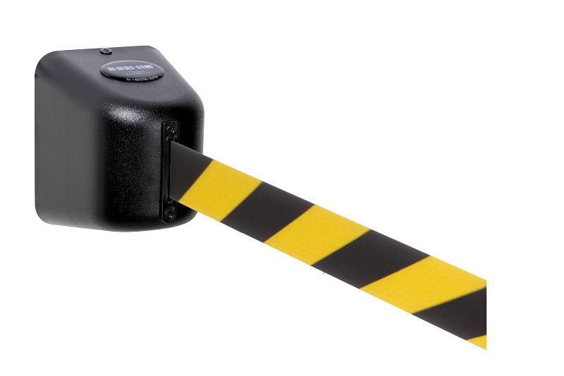 RS-GUIDESYSTEMS Absperrband Wandmontage mit Gurt Gehäuse: schwarz ...