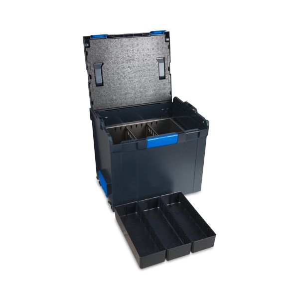 Sortimo L-BOXX 374 G Werkzeugkoffer mit Trennblech-Set 3F + Insetboxen ...