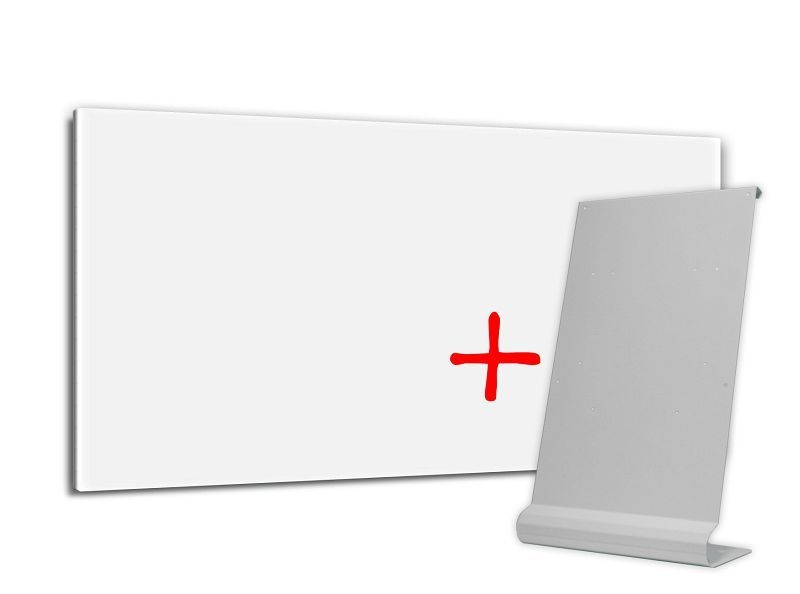 Knebel PowerSun Standheizung mit Fuß aus Aluminium reinweiß glatt (RAL ...