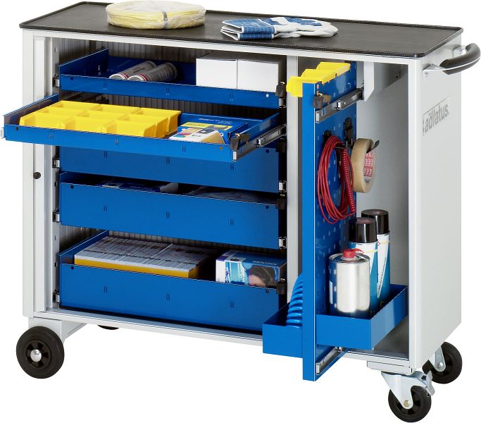 RAU Werkzeugwagen Serie adlatus Modell 10020 B1025 x T400 x H860 mm ...