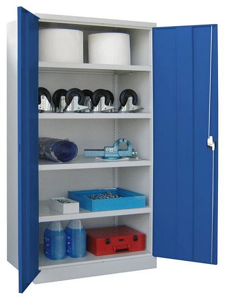 Pavoy Schwerlastschrank 1950/630/1040 Drehgriff ohne Trennwand 4 Böden ...